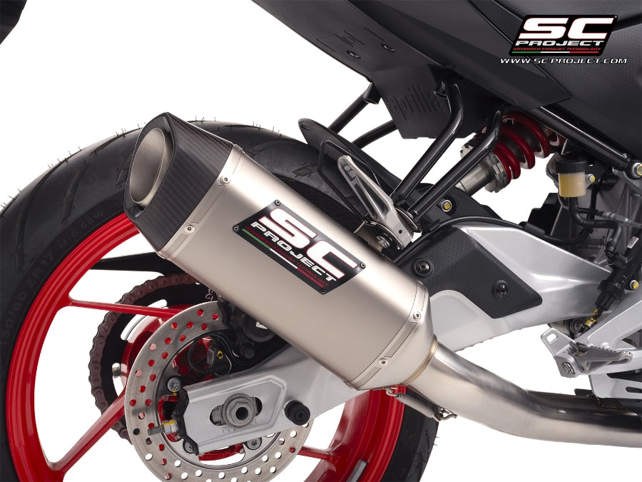 SC Project SC1-S Titanium Full Exhaust System for Aprilia RS 457 ...