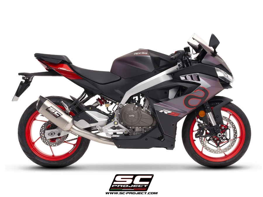 SC Project SC1-S Titanium Full Exhaust System for Aprilia RS 457 ...