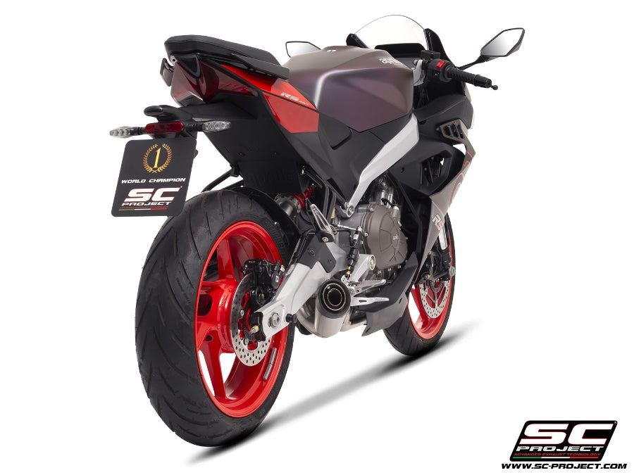 SC Project S1 Stainless Steel Full Exhaust System for Aprilia RS 457 ...
