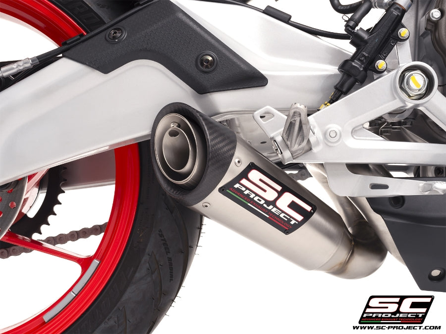 SC Project S1 Stainless Steel Full Exhaust System for Aprilia RS 457 ...