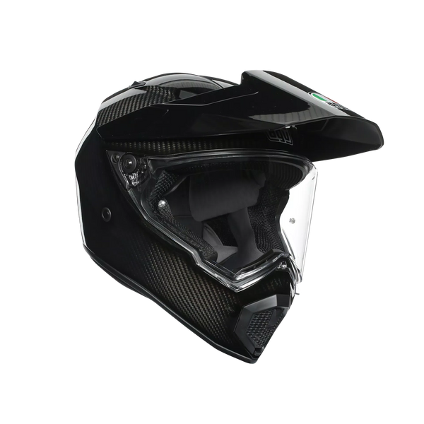 Buy AGV AX9 Helmet - Mono Glossy Carbon Online in India – superbikestore