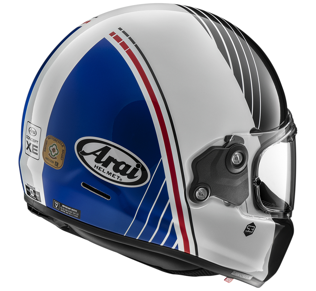 Buy Arai Concept-XE Temu Blue Helmet Online in India – superbikestore