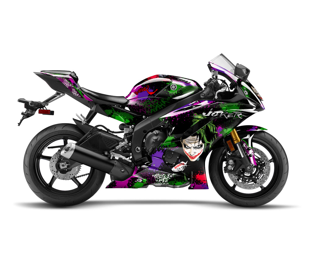 Spinning Stickers Joker Graphics Kit For Yamaha YZF-R6 2017-21 ...