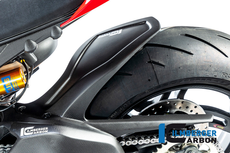 Ilmberger Carbon Fibre Rear Hugger For Ducati Streetfighter V4 2020-22 ...