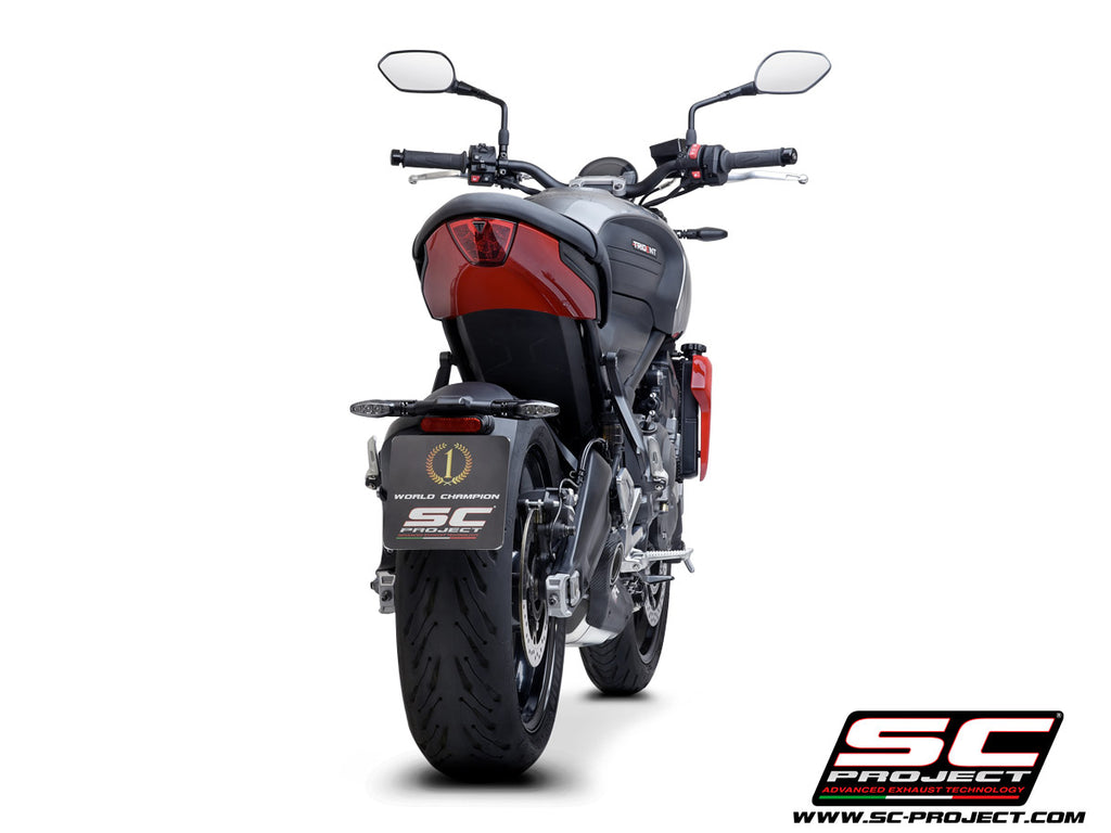 SC Project STR-1 Full Exhaust System for Triumph Trident 660 2021-23 ...