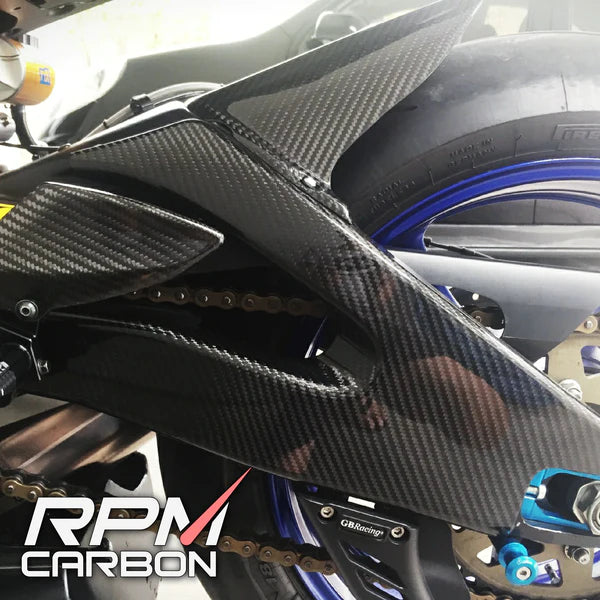 Buy RPM Carbon Fiber Swingarm Covers Protectors for Yamaha R6 Online ...