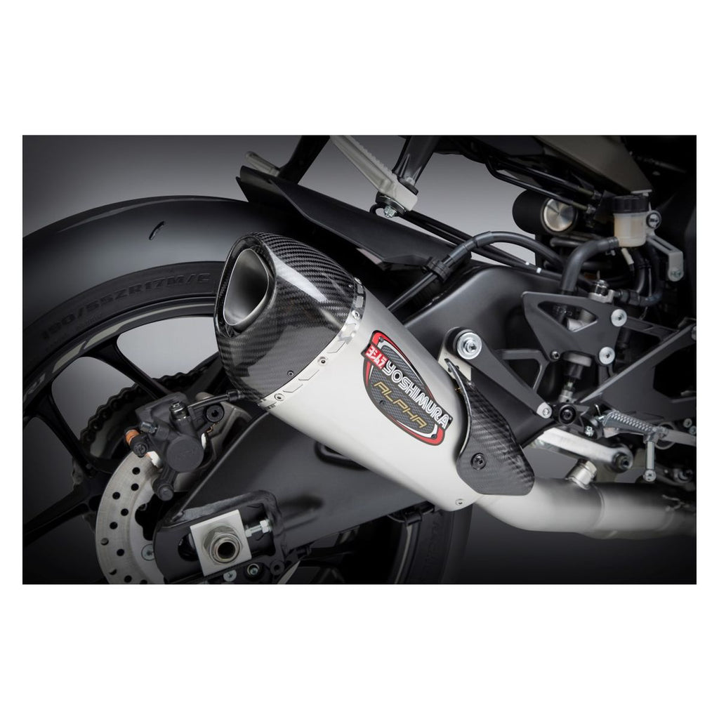 Buy Yoshimura Alpha T Works Race Slip-On Exhaust for Yamaha R1 Online ...